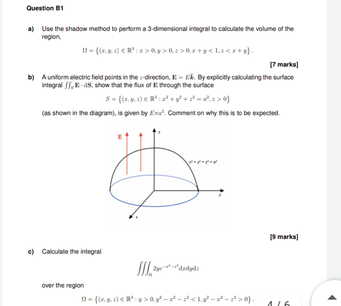 Solved Question B1 a) Use the shadow method to perform a | Chegg.com