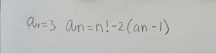 Solved find the four terms of the sequence find the first | Chegg.com