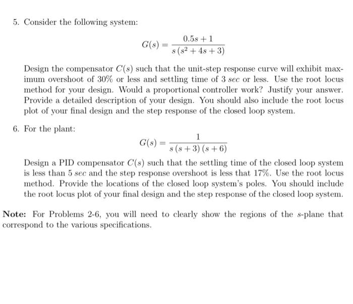 Solved 1 1 C(s) = 8+ 8+ MATLAB Project 1. Write the MATLAB | Chegg.com
