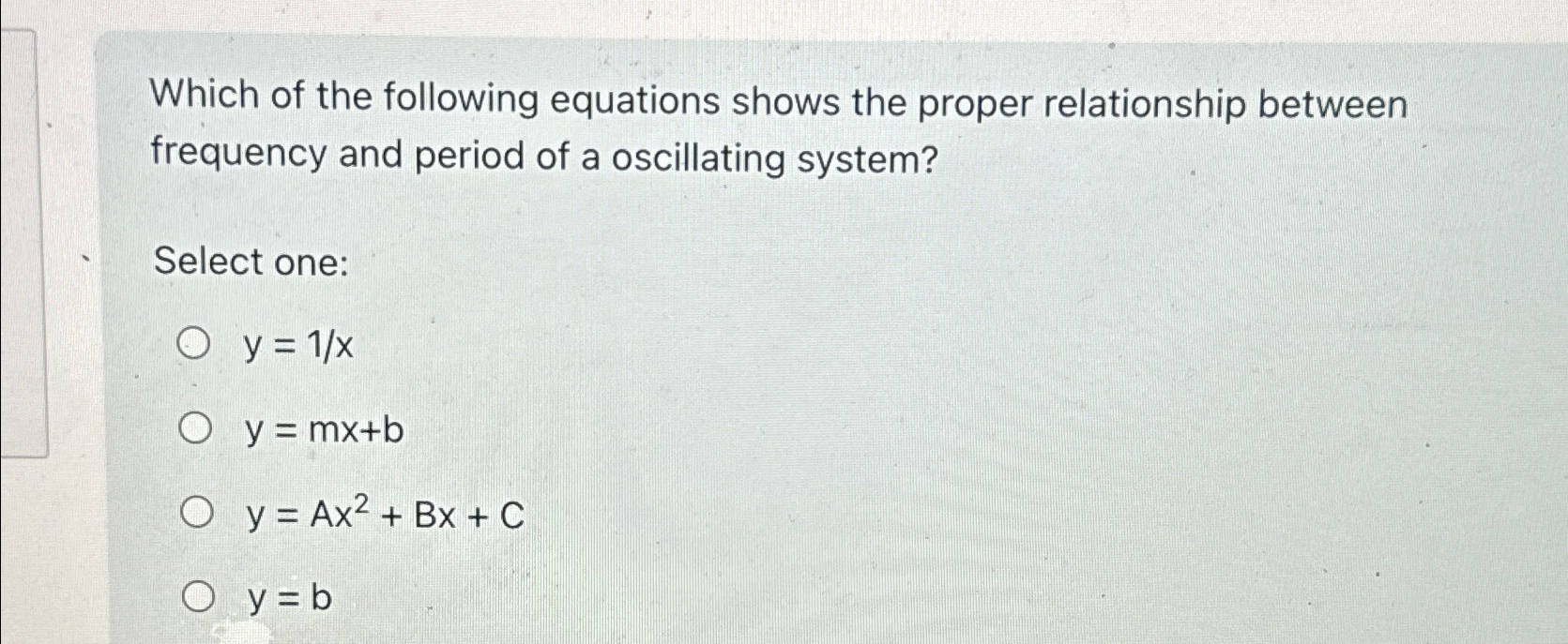 Solved Which of the following equations shows the proper | Chegg.com