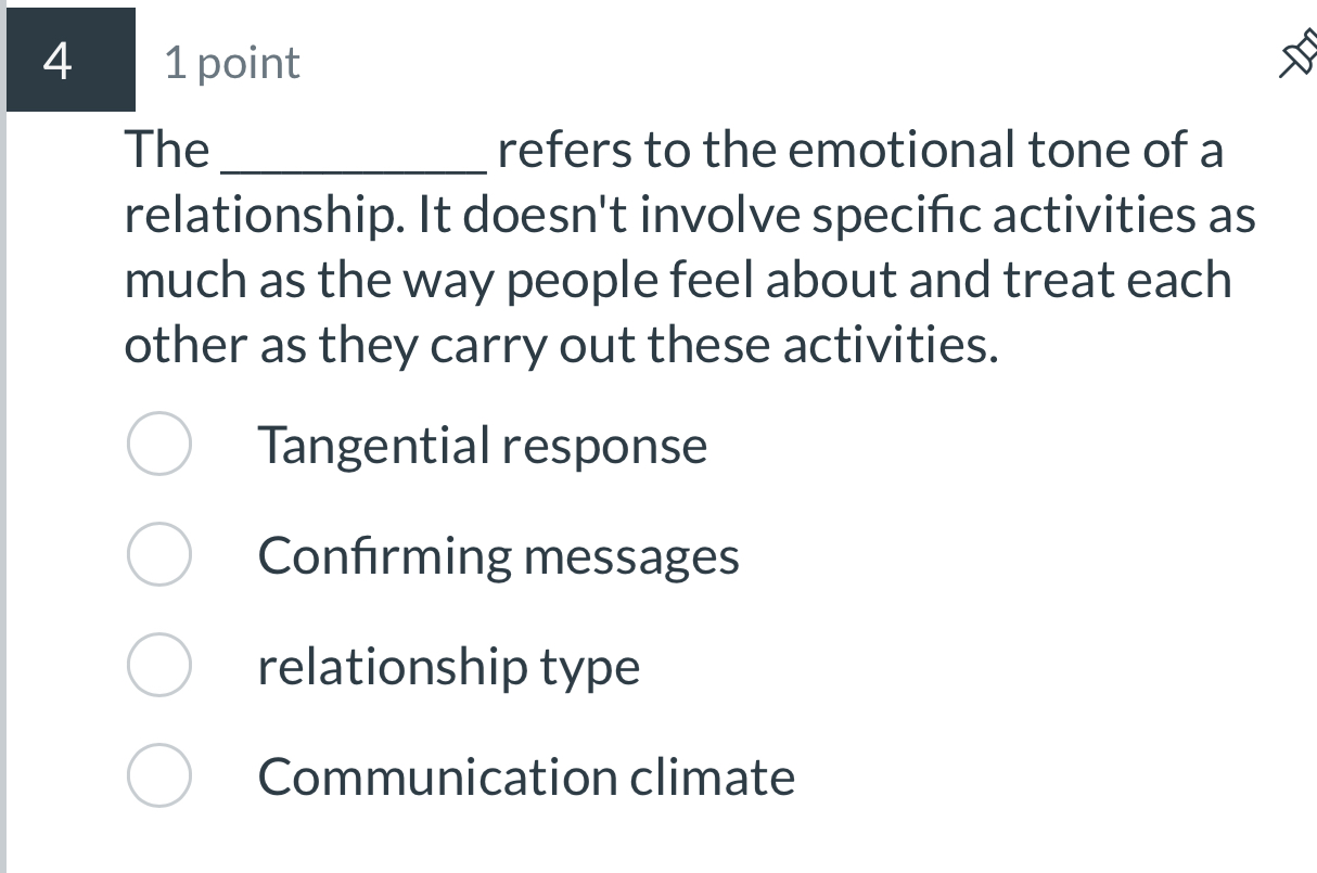 Solved 41 ﻿pointThe refers to the emotional tone of a | Chegg.com