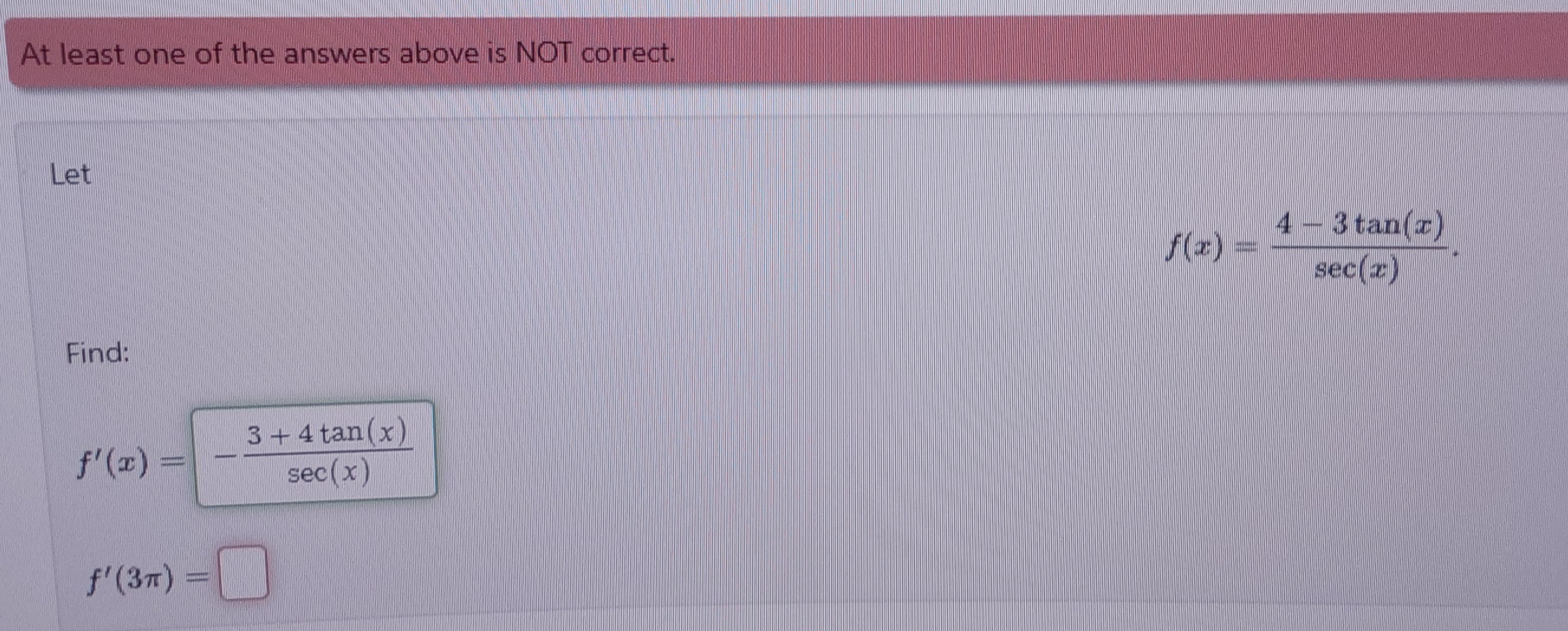 Solved At least one of the answers above is NOT | Chegg.com