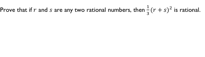 Solved Prove that if r ﻿and s ﻿are any two rational numbers, | Chegg.com