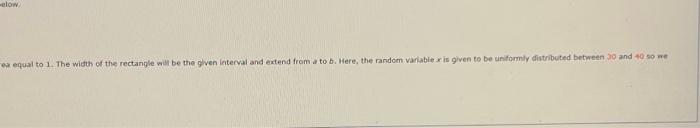 Solved The uniform probability density function for the | Chegg.com
