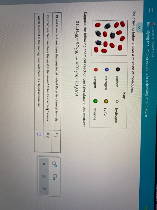 Solved O CHEMICAL REACTIONS Identifying the limiting | Chegg.com