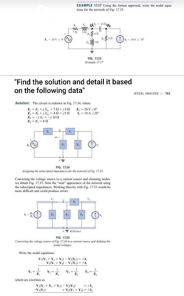 Solved EXAMPLE 17.17 ﻿Using the format approach, write the | Chegg.com