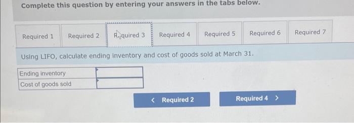 Solved Problem 6-2A (Algo) Calculate ending inventory, cost | Chegg.com