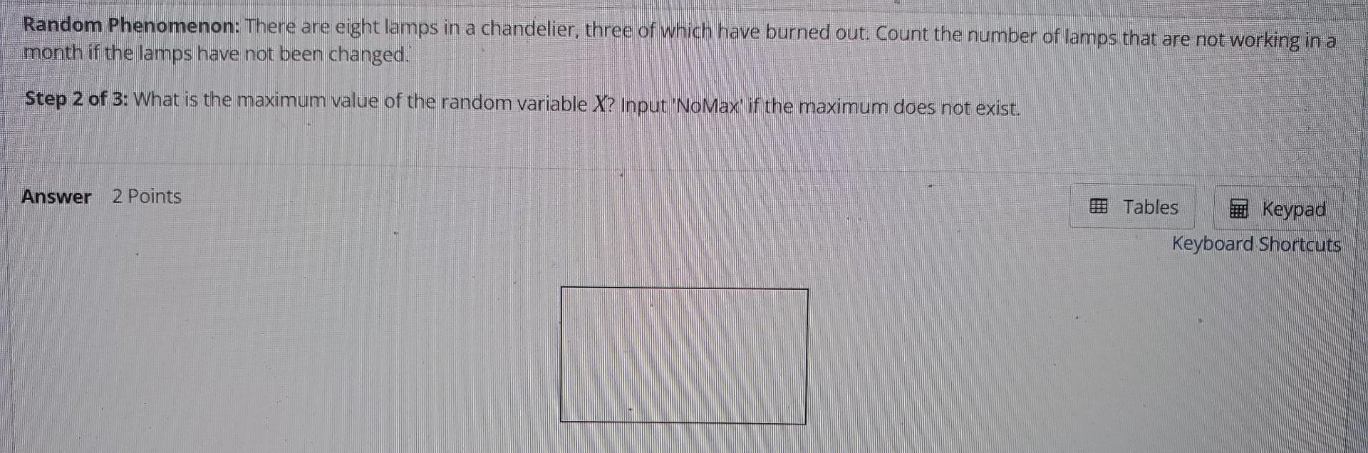 Solved Random Phenomenon: There are eight lamps in a | Chegg.com