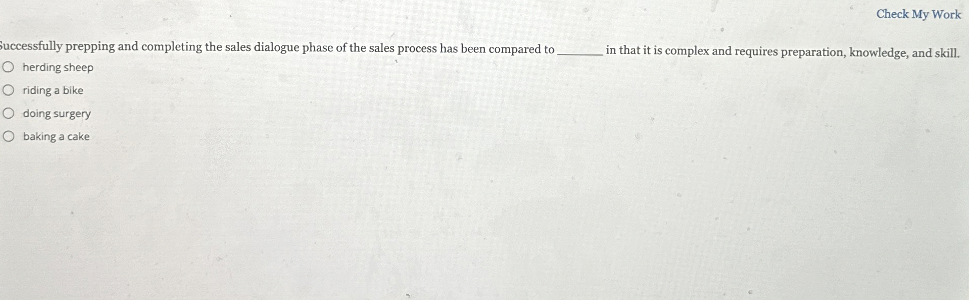 Solved Check My WorkSuccessfully prepping and completing the | Chegg.com