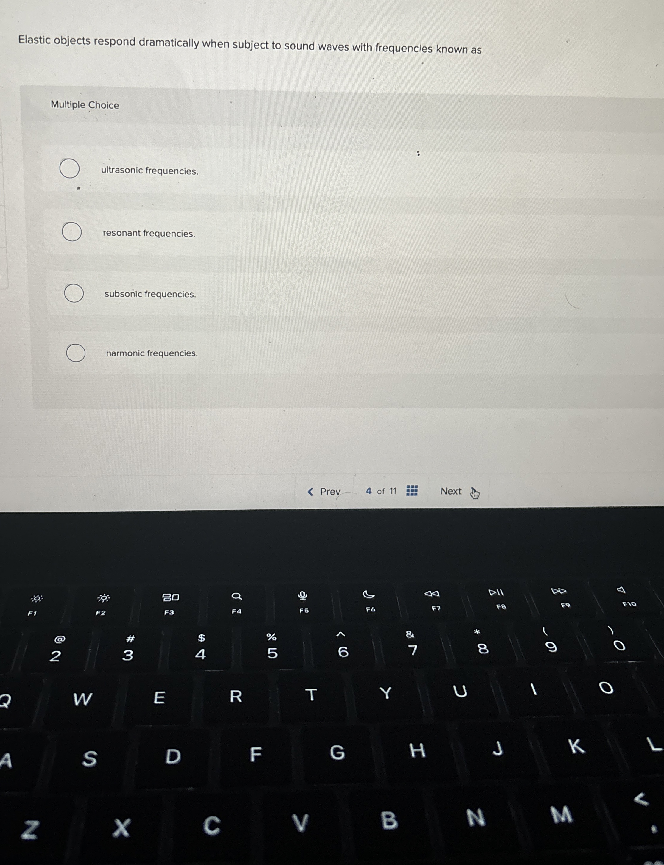 Solved Elastic objects respond dramatically when subject to | Chegg.com