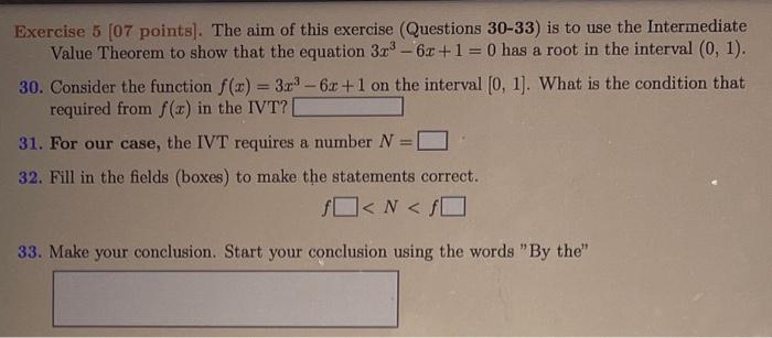 Solved Exercise 5[07 points]. The aim of this exercise | Chegg.com