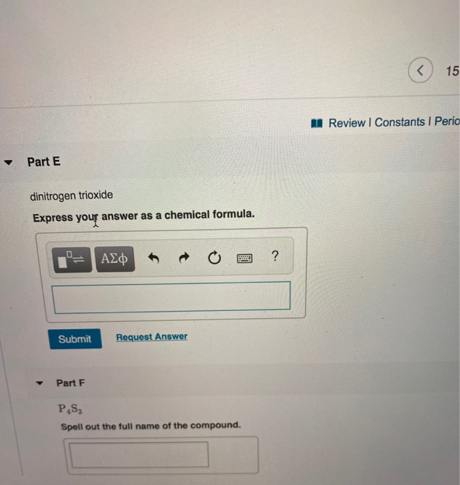 Solved 15 of 69 a Review | Constants 1 Periodic Table Γαιιπ | Chegg.com