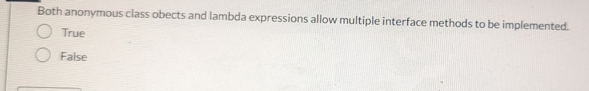 Solved Both anonymous class obects and lambda expressions | Chegg.com
