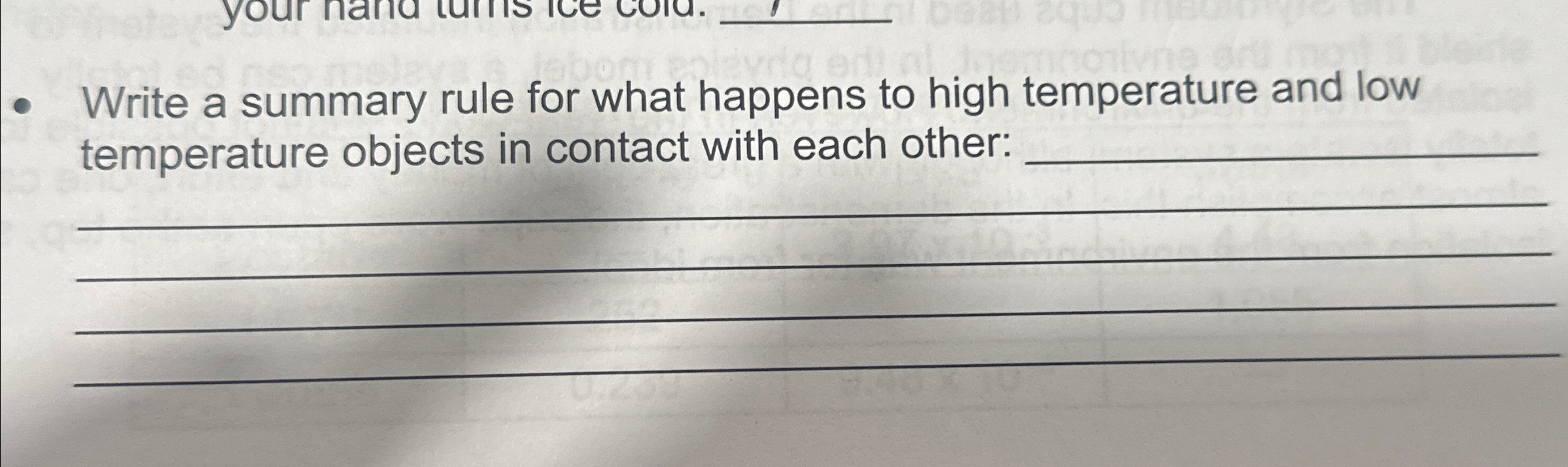 Solved Write a summary rule for what happens to high | Chegg.com