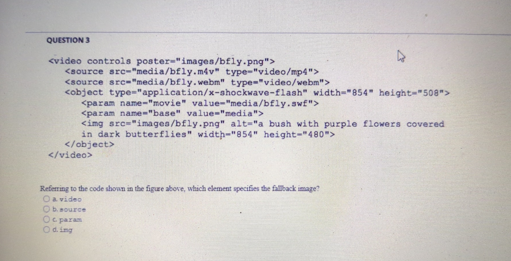 Solved QUESTION 3Referring to the code shown in the figure | Chegg.com