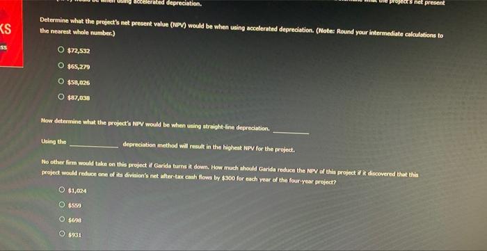Solved Determine what the project's net present value (NPV) | Chegg.com