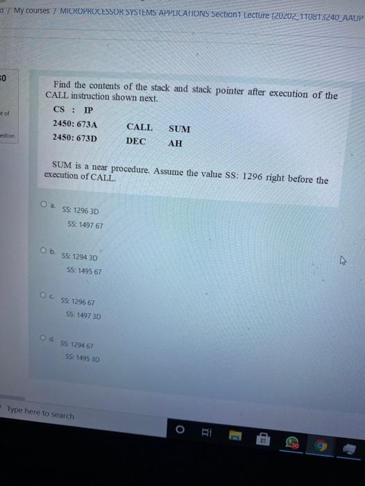 Solved My courses / MICROPROCESSOR SYSTEMS APPLICATIONS | Chegg.com
