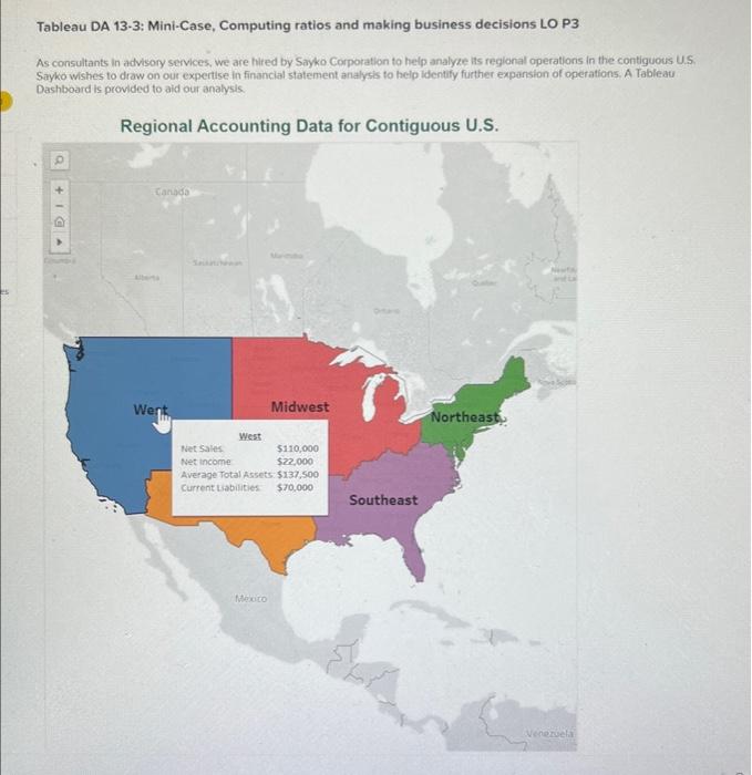 Solved Tableau DA 13-3: Mini-Case, Computing ratios and | Chegg.com