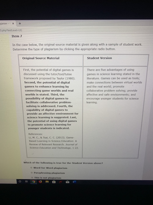 Solved estLevel=UG In the case below, the original source | Chegg.com