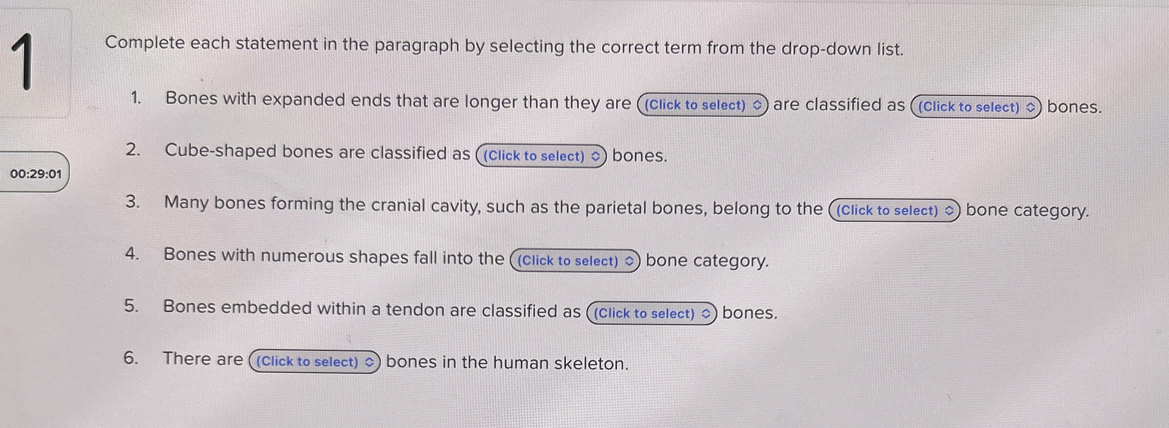 Solved Complete each statement in the paragraph by selecting | Chegg.com