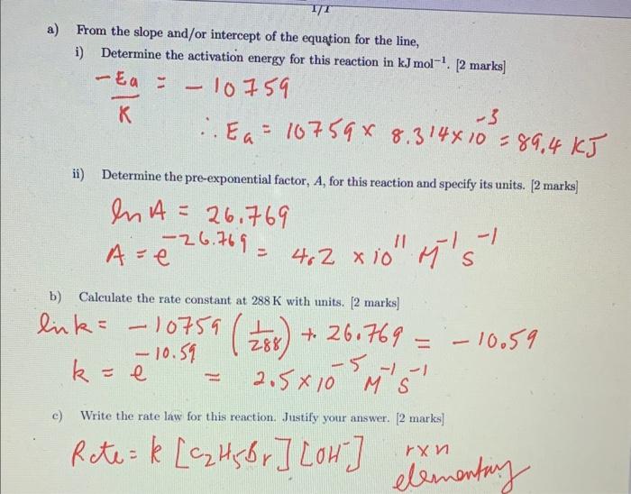 Solved The kinetics of the following elementary reaction | Chegg.com