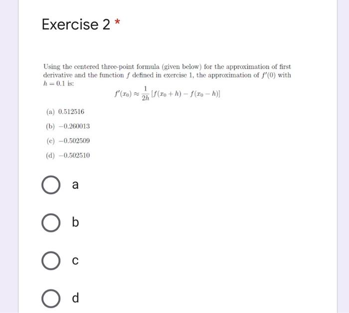 Solved Exercise 4* Using the approximations that found in | Chegg.com