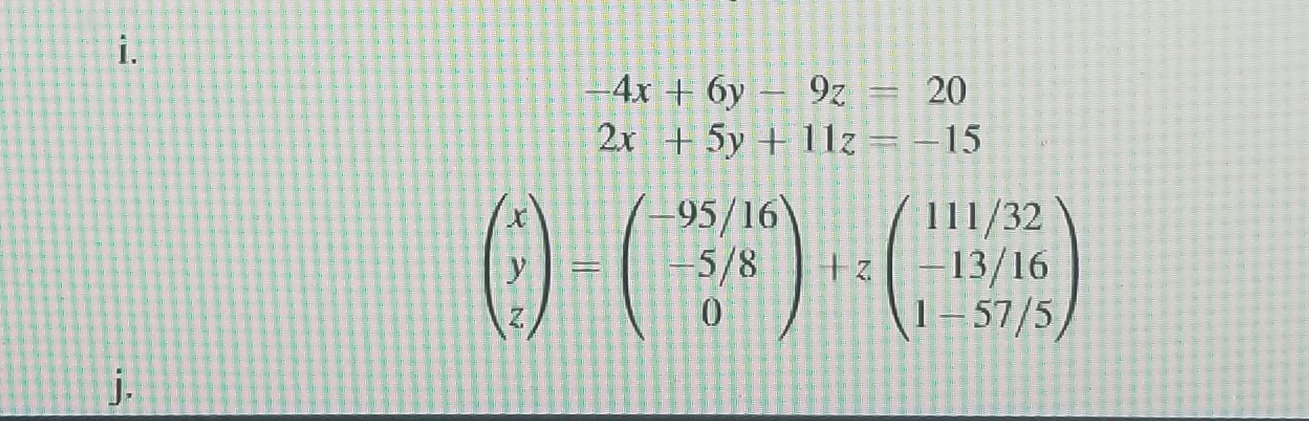 Solved 1. Solve the following systems of linear equations by | Chegg.com