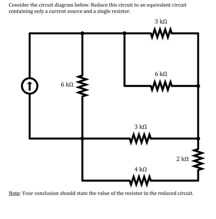 Solved Consider the circuit diagram below. Reduce this | Chegg.com