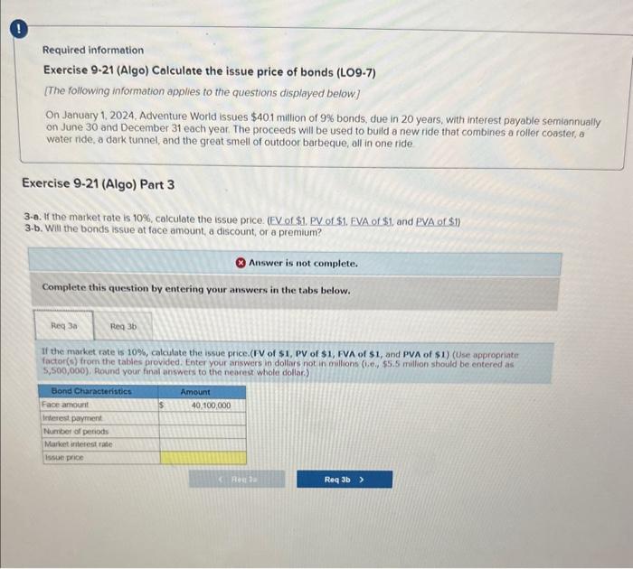 Solved Required information Exercise 9-21 (Algo) Calculate | Chegg.com