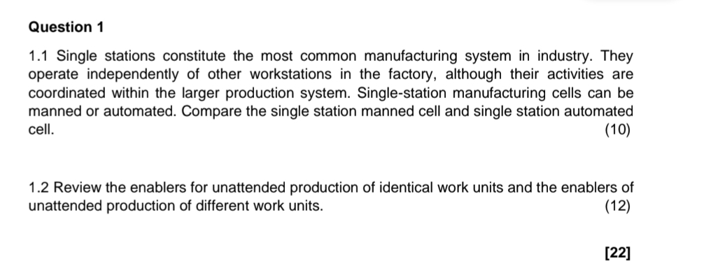 Solved Question 11.1 ﻿Single stations constitute the most | Chegg.com