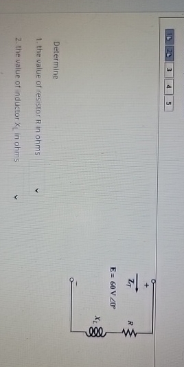 Solved Determinethe value of resistor R ﻿in ohmsthe value of | Chegg.com