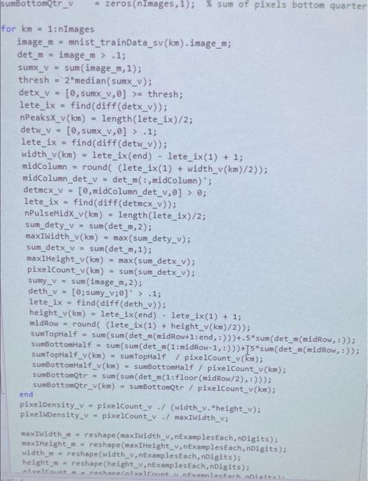 Help me write the rest if my CODE please using MATLAB | Chegg.com
