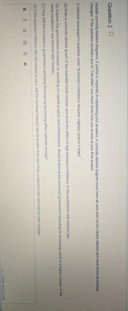 Solved Question 2 Include correctly labeled diagrams, if | Chegg.com