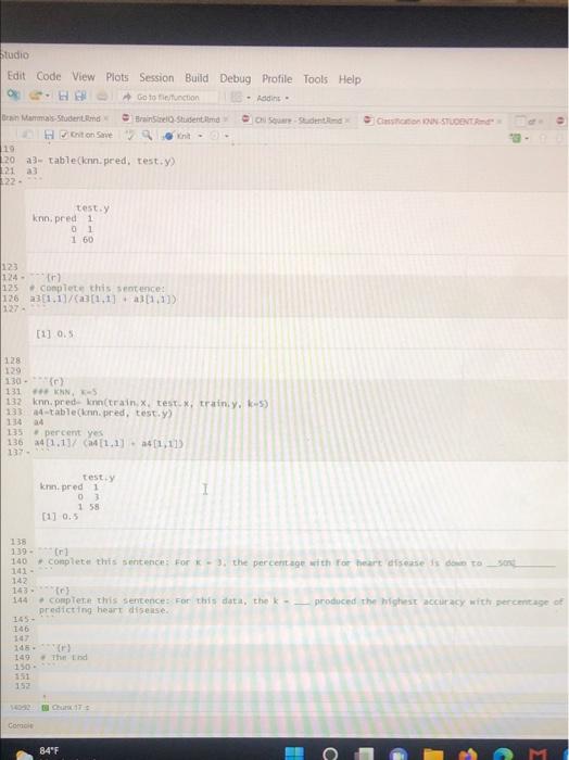 df= read.csv ("Imheartdata.csv")1. looking at the | Chegg.com