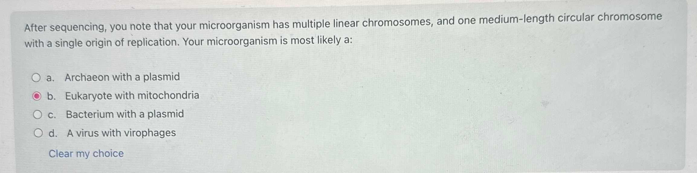 Solved After sequencing, you note that your microorganism | Chegg.com