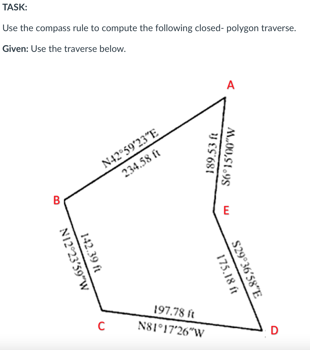 TASK:Use the compass rule to compute the following | Chegg.com
