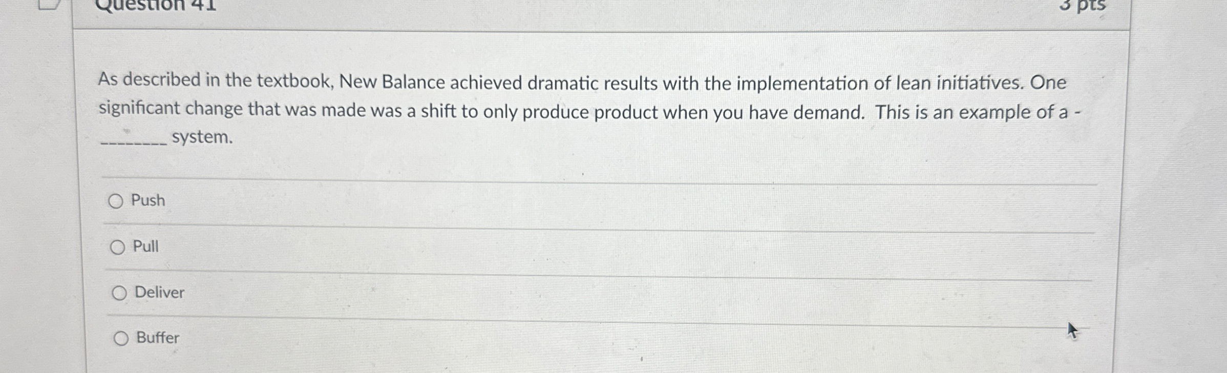 Solved As described in the textbook, New Balance achieved | Chegg.com