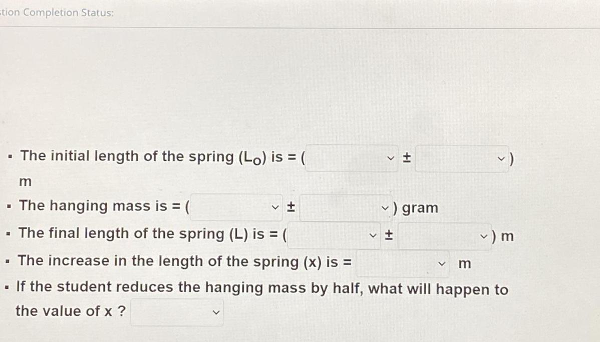Solved QUESTION 2 A student performs Hooks law experiment to | Chegg.com