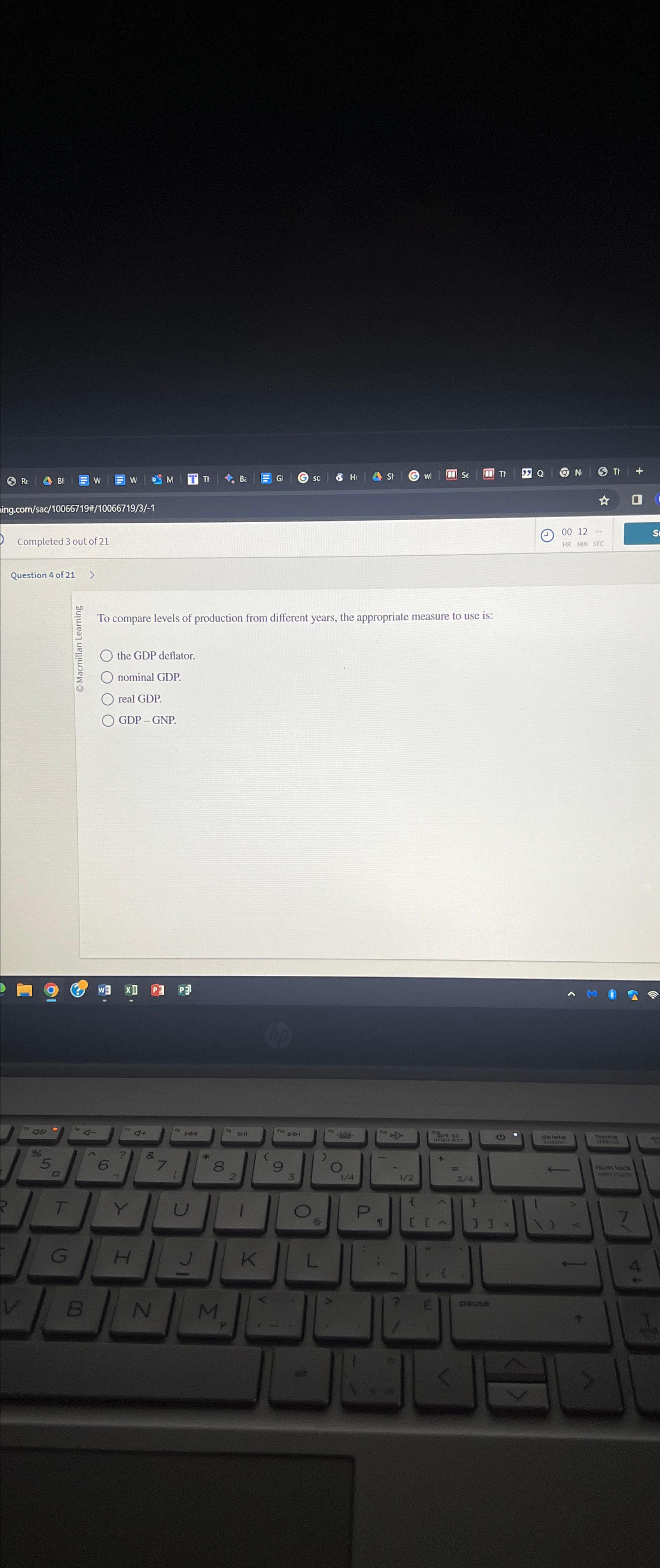 Solved Completed 3 ﻿out of 21Question 4 ﻿of 21>To compare | Chegg.com