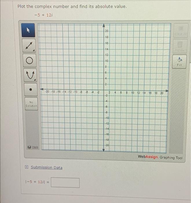 Solved Plot the complex number and find its absolute value. | Chegg.com