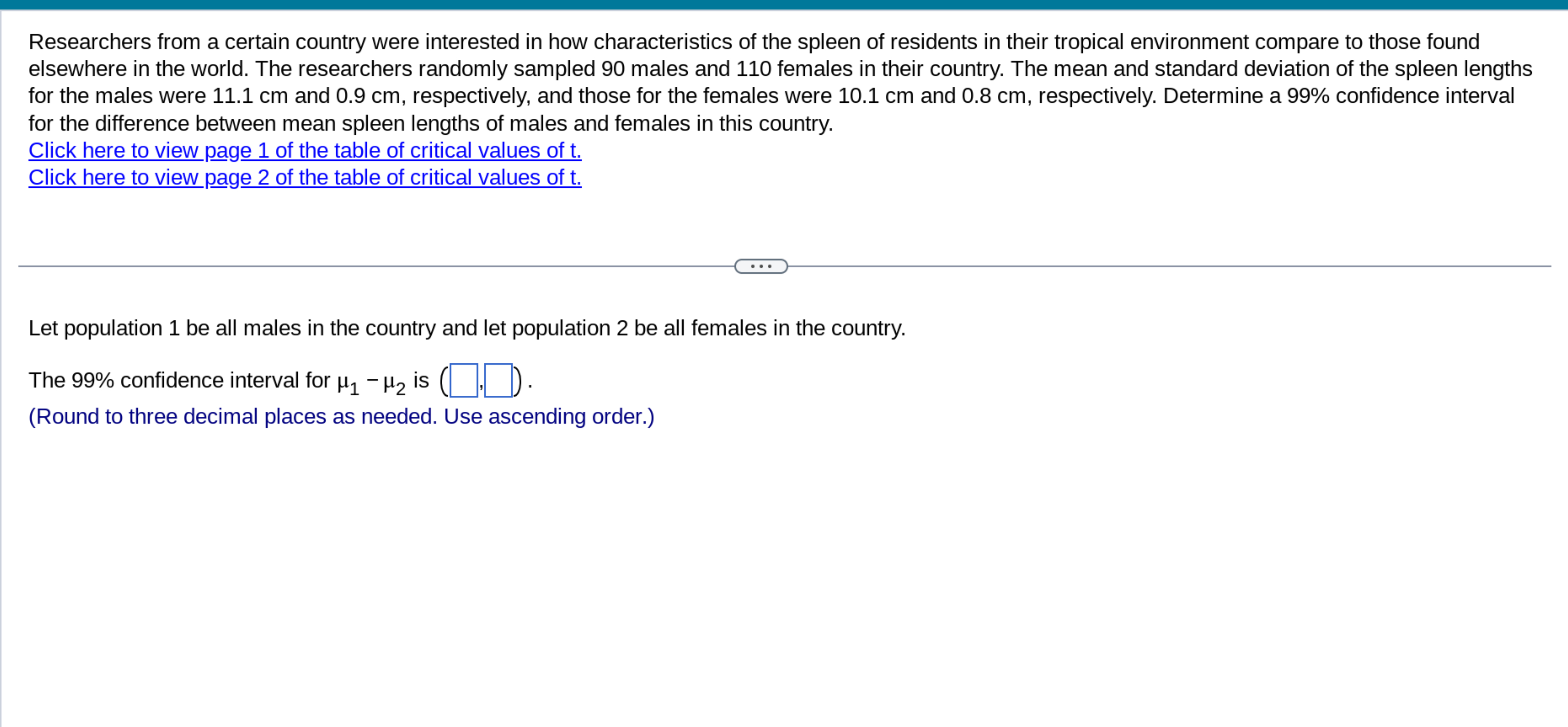 Solved Researchers from a certain country were interested in | Chegg.com