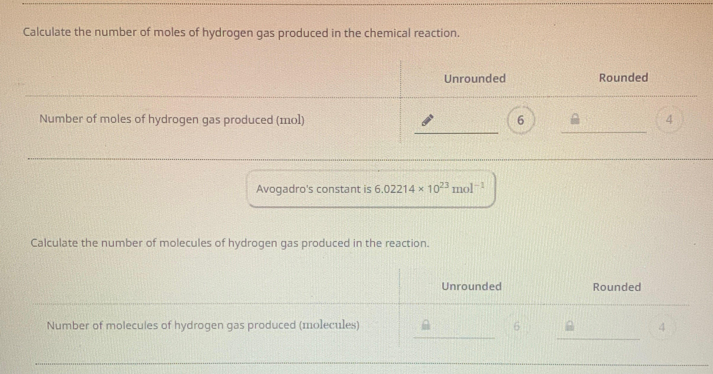 Calculate the number of moles of hydrogen gas | Chegg.com