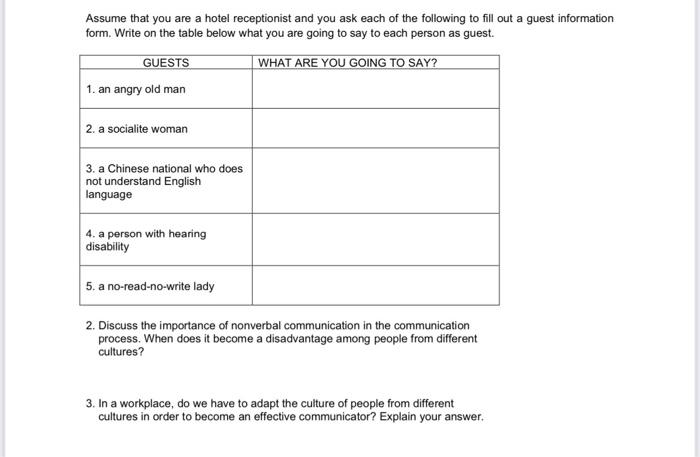 Solved This is an English Communication course. Please help | Chegg.com