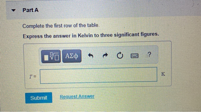 Solved Part A Complete the first row of the table. Express | Chegg.com