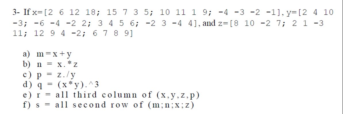 Solved Show the full Matlab code and their | Chegg.com