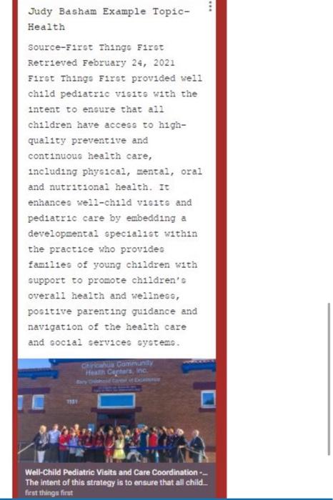 Resource Database Using Padlet Identify a topic you | Chegg.com