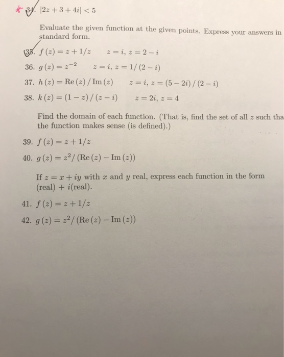 Solved * 34 22 + 3+ 4i