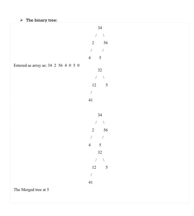 Solved First: Merging as one of the Data Structure | Chegg.com