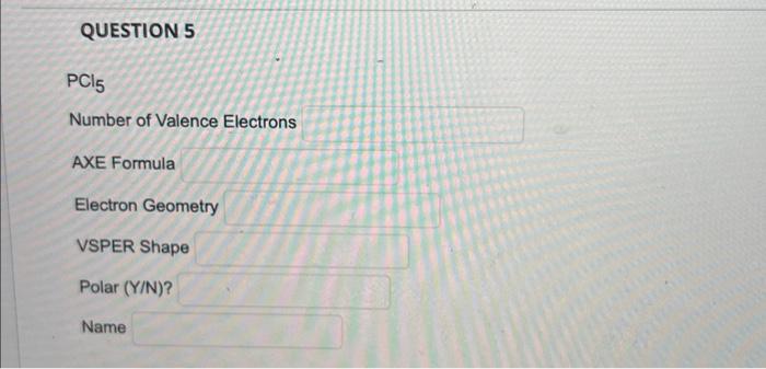Solved IF 3 Number of Valence Electrons AXE Formula Electron | Chegg.com