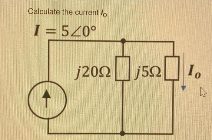 Solved Calculate the current I0 | Chegg.com